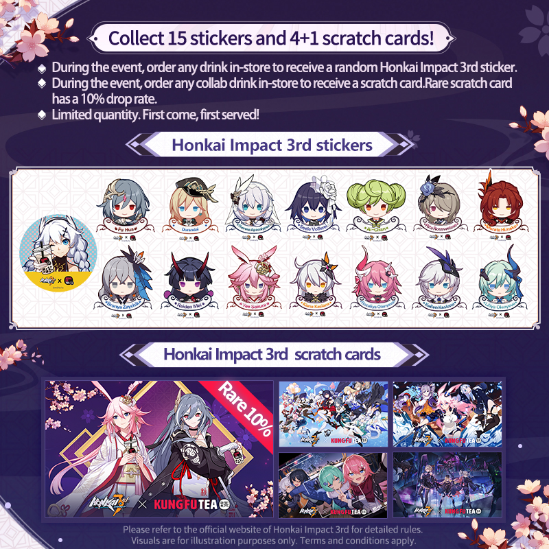 [Honkai Impact 3rd × Kung Fu Tea] Collab Start！